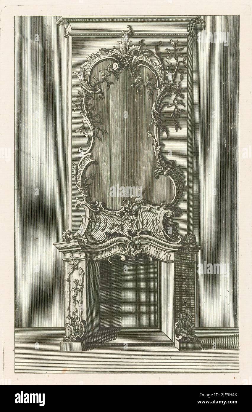 Fireplace with cartouche, Fireplaces (series title), Camines Italienes ...