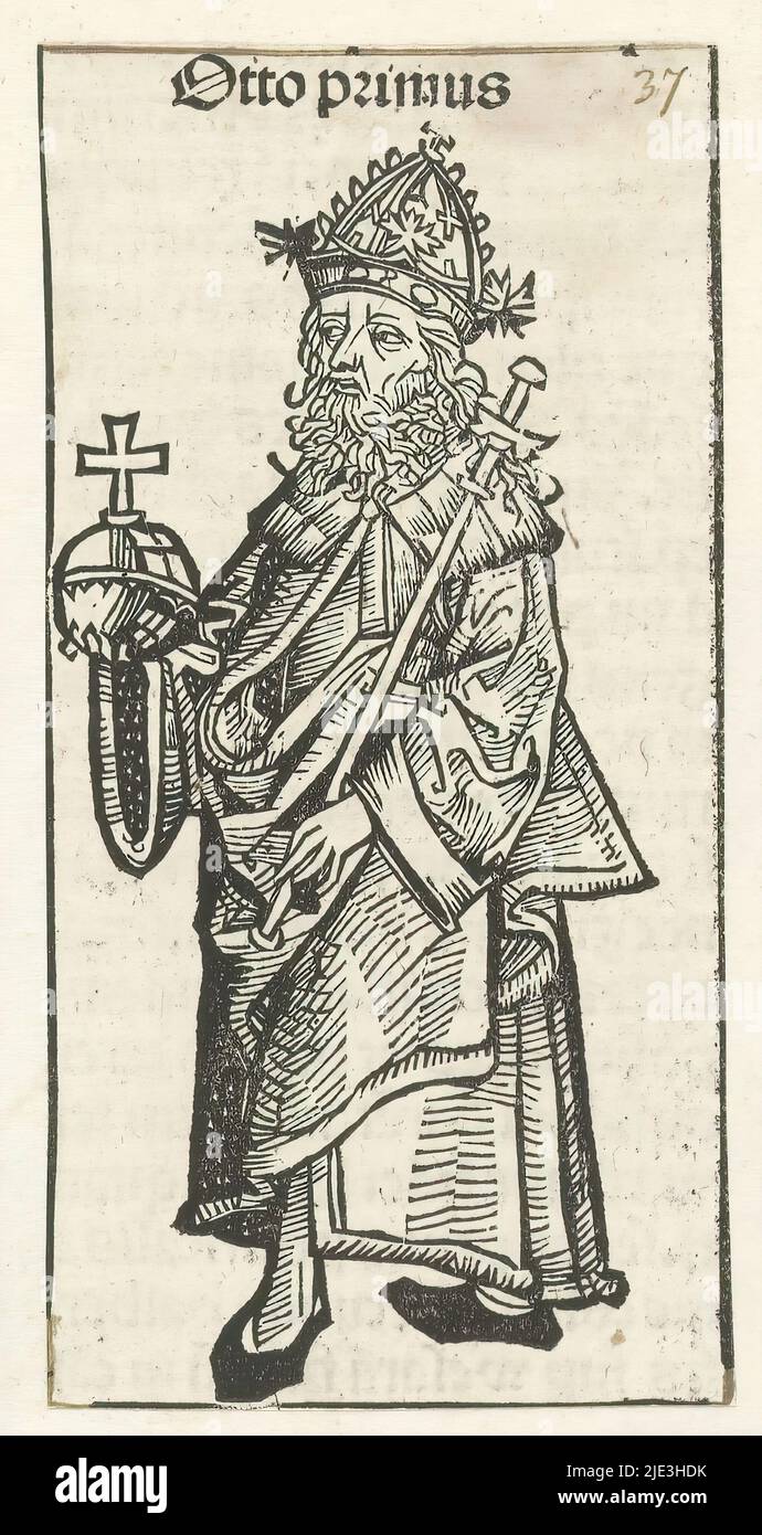 Emperor Otto I the Great, Otto primus (title on object), Liber ...