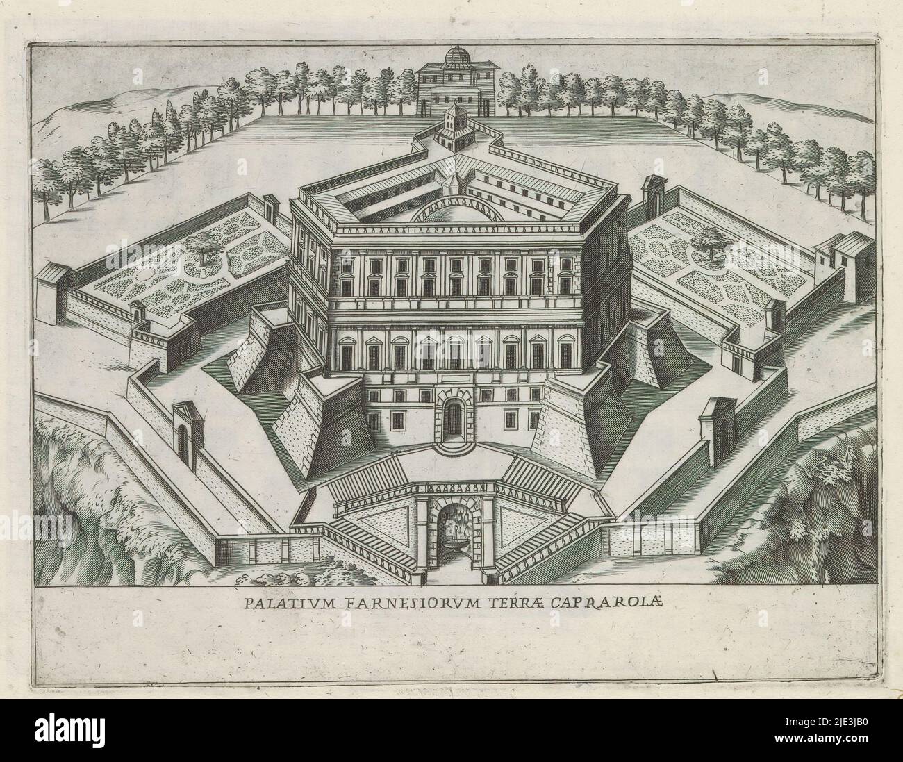 Palazzo Farnese Caprarola Plan