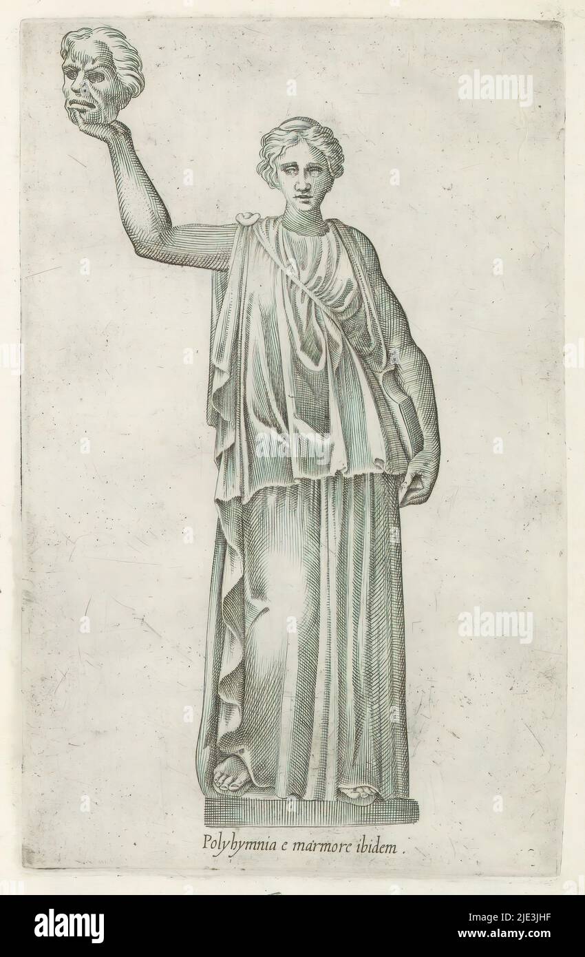 Sculpture of the muse Polyhymnia, Sculptures of Antiquity (series title ...