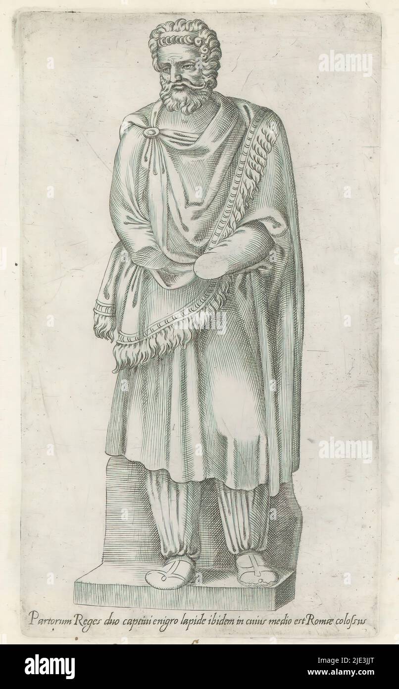 Sculpture of a barbarian prisoner, Sculptures of Antiquity (series ...