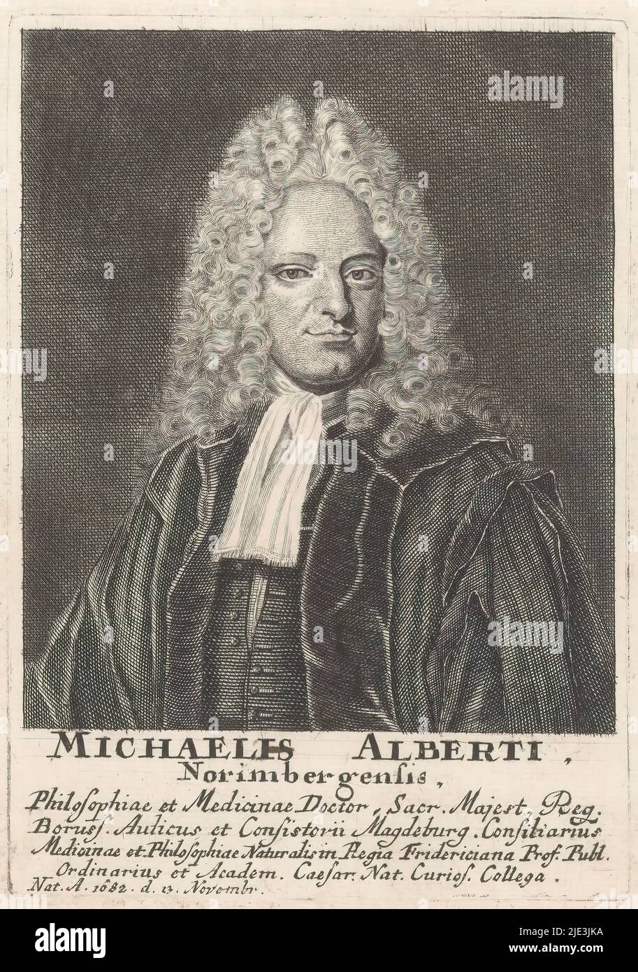 Portrait of Michael Alberti, Portrait of Michael Alberti. In the lower ...