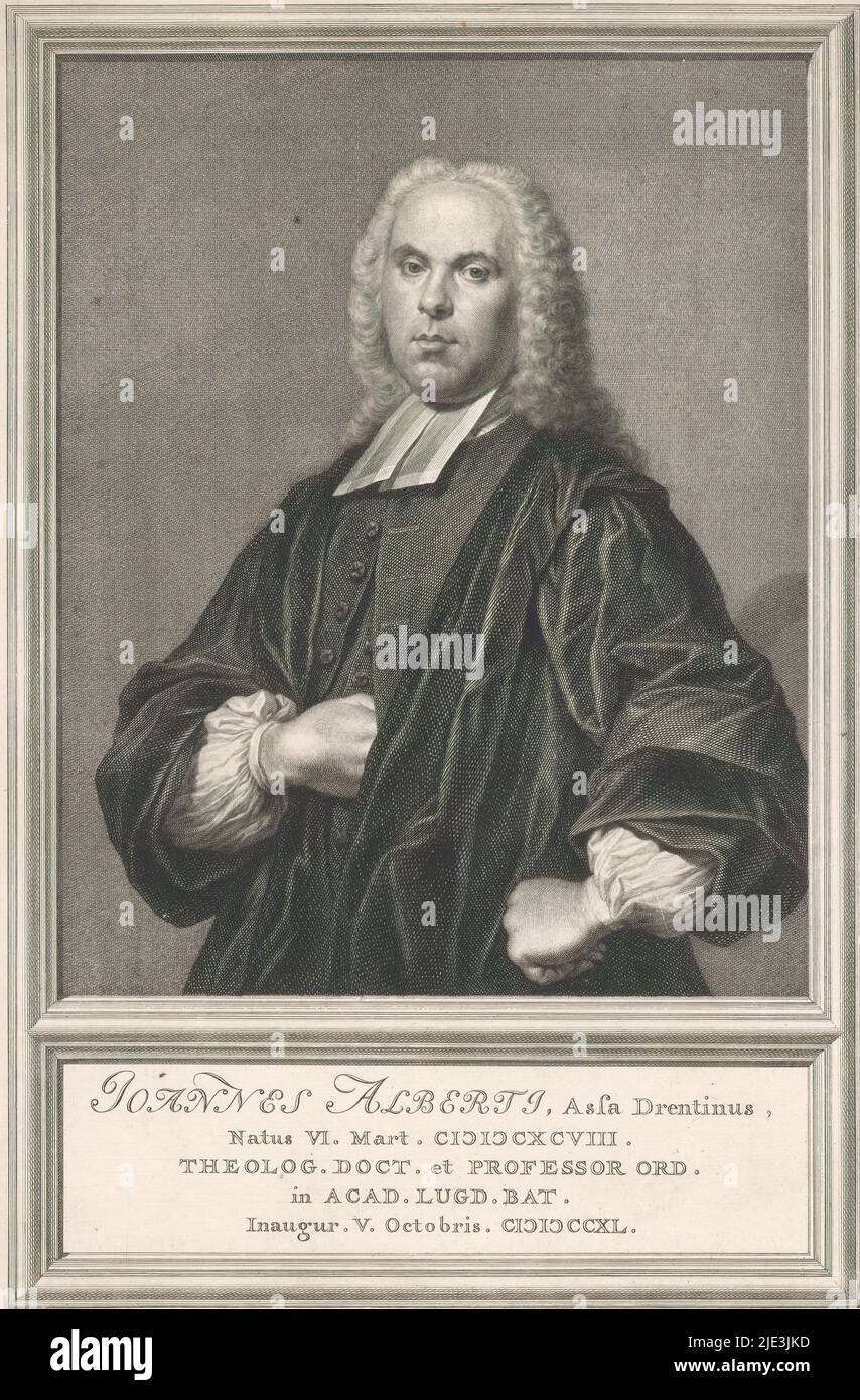 Portrait of John Alberti, Portrait of John Alberti in a rectangular ...