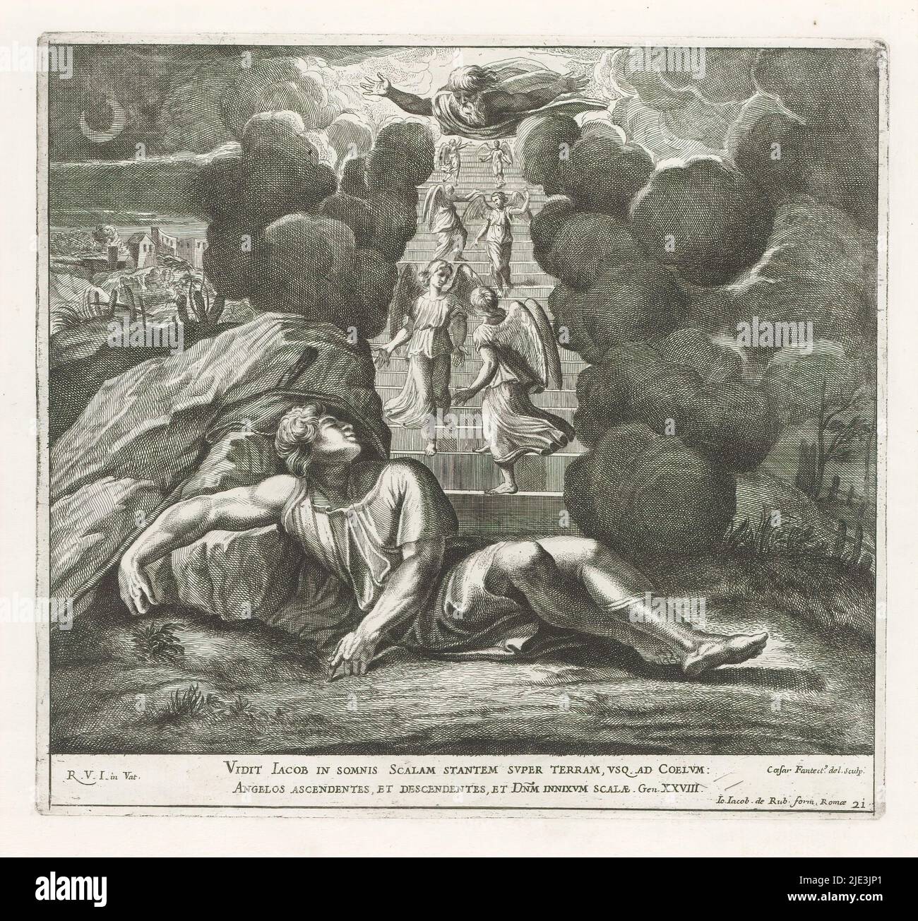 Dream of Jacob, Raphael Bible (series title), Paintings in Raphael's ...