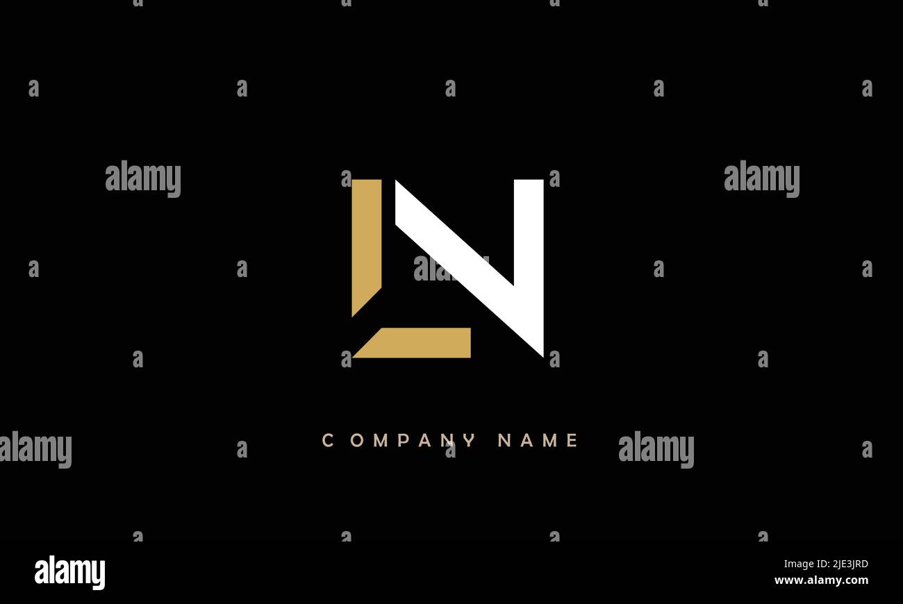 LN, NL Alphabets Letters Logo Monogram Stock Vector Image & Art - Alamy