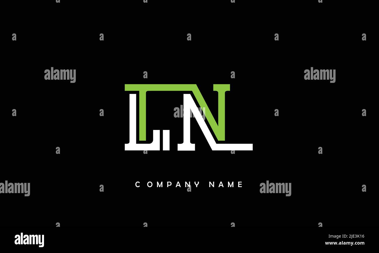 LN, NL Alphabets Letters Logo Monogram Stock Vector Image & Art - Alamy