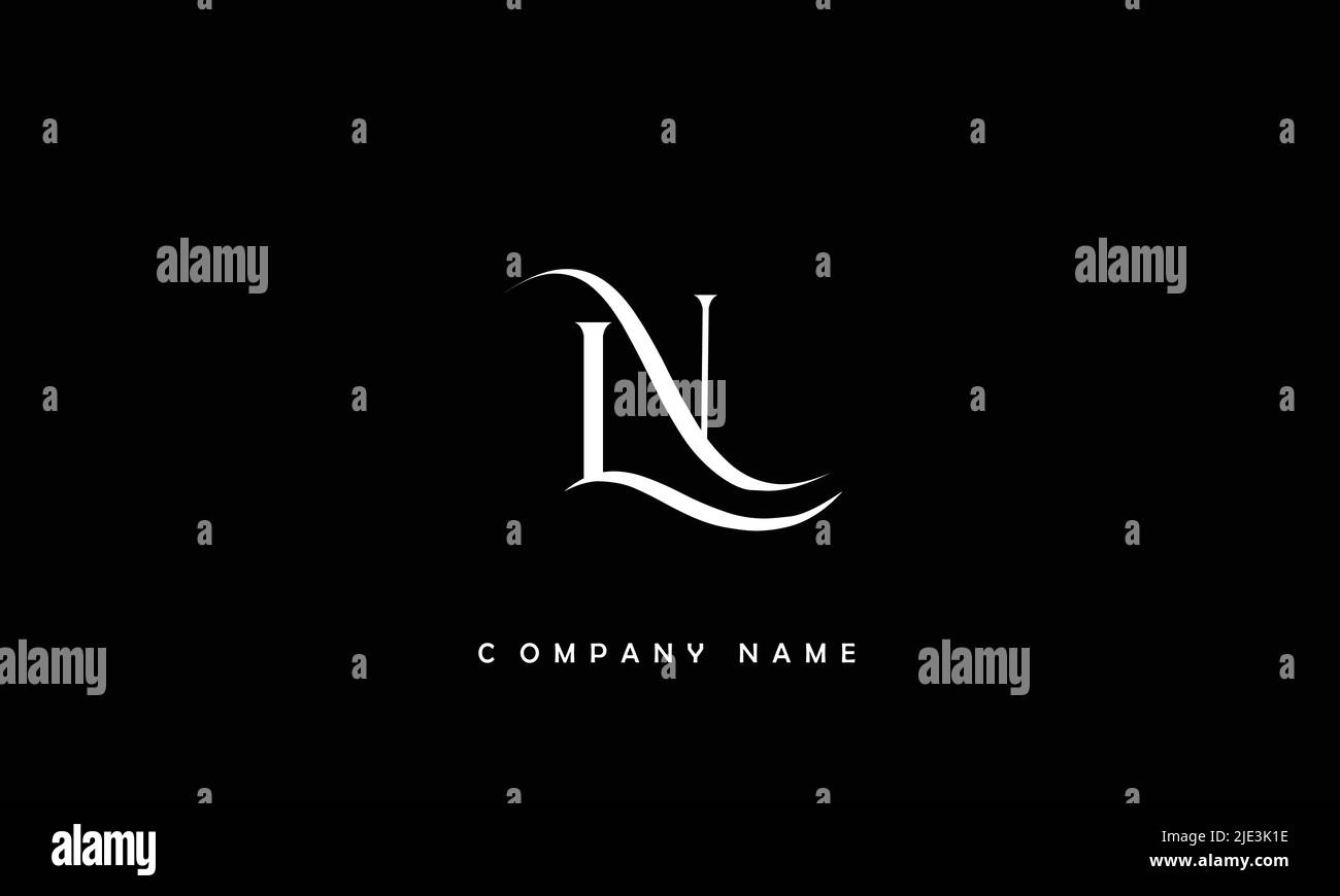 LN, NL Alphabets Letters Logo Monogram Stock Vector Image & Art - Alamy
