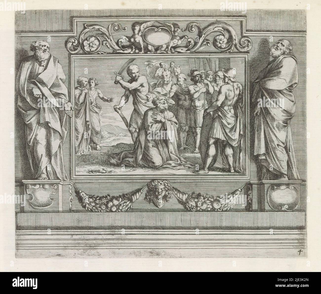 Peter freed from prison by an angel, Paintings by Giovanni Lanfranco ...