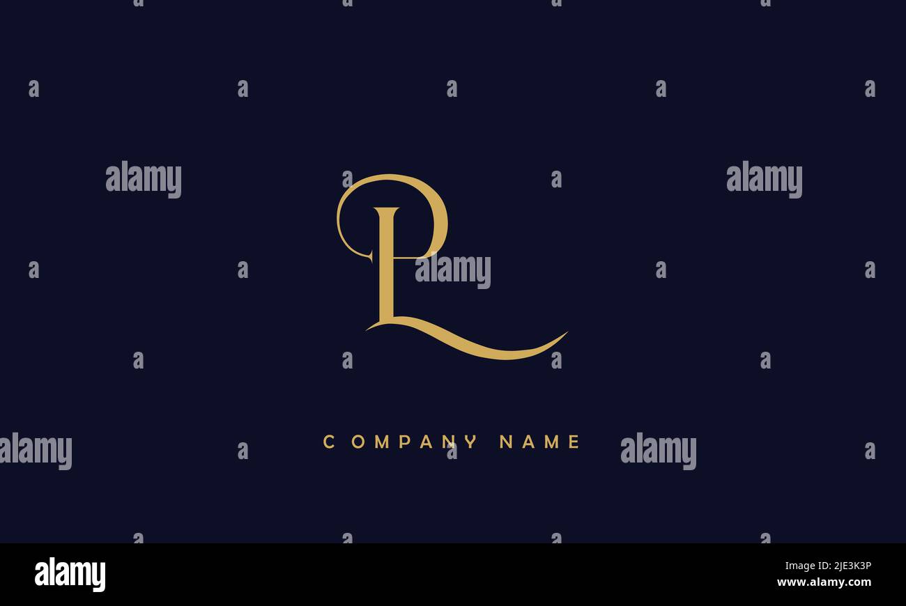 LP, PL Abstract Letters Logo Monogram Stock Vector Image & Art - Alamy