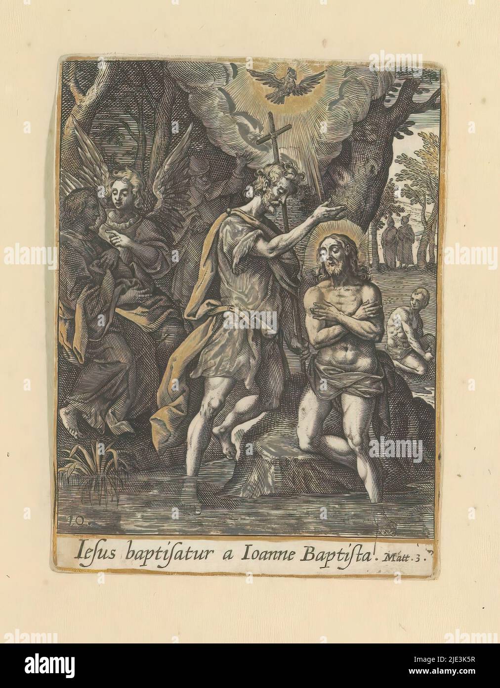 Baptism of Christ, Vita Iesu Salvatoris varijs iconibus ab Adriano Collaert expressa (series ...