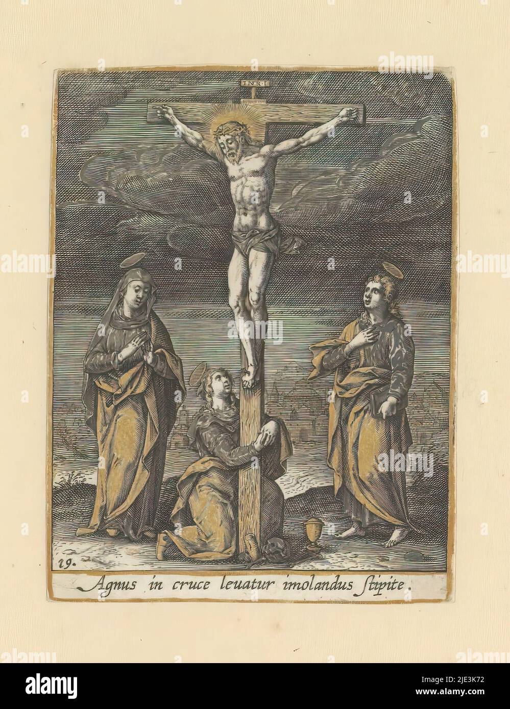 Christ on the Cross, Passio et resurrectio D.N. Iesu Christi. Edita et excusa ab Ad. Collaert ...