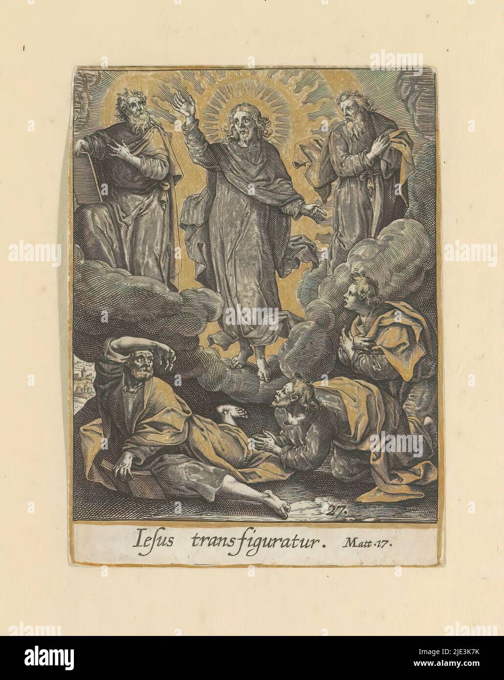 Transfiguration, Vita Iesu Salvatoris varijs iconibus ab Adriano Collaert expressa (series title ...
