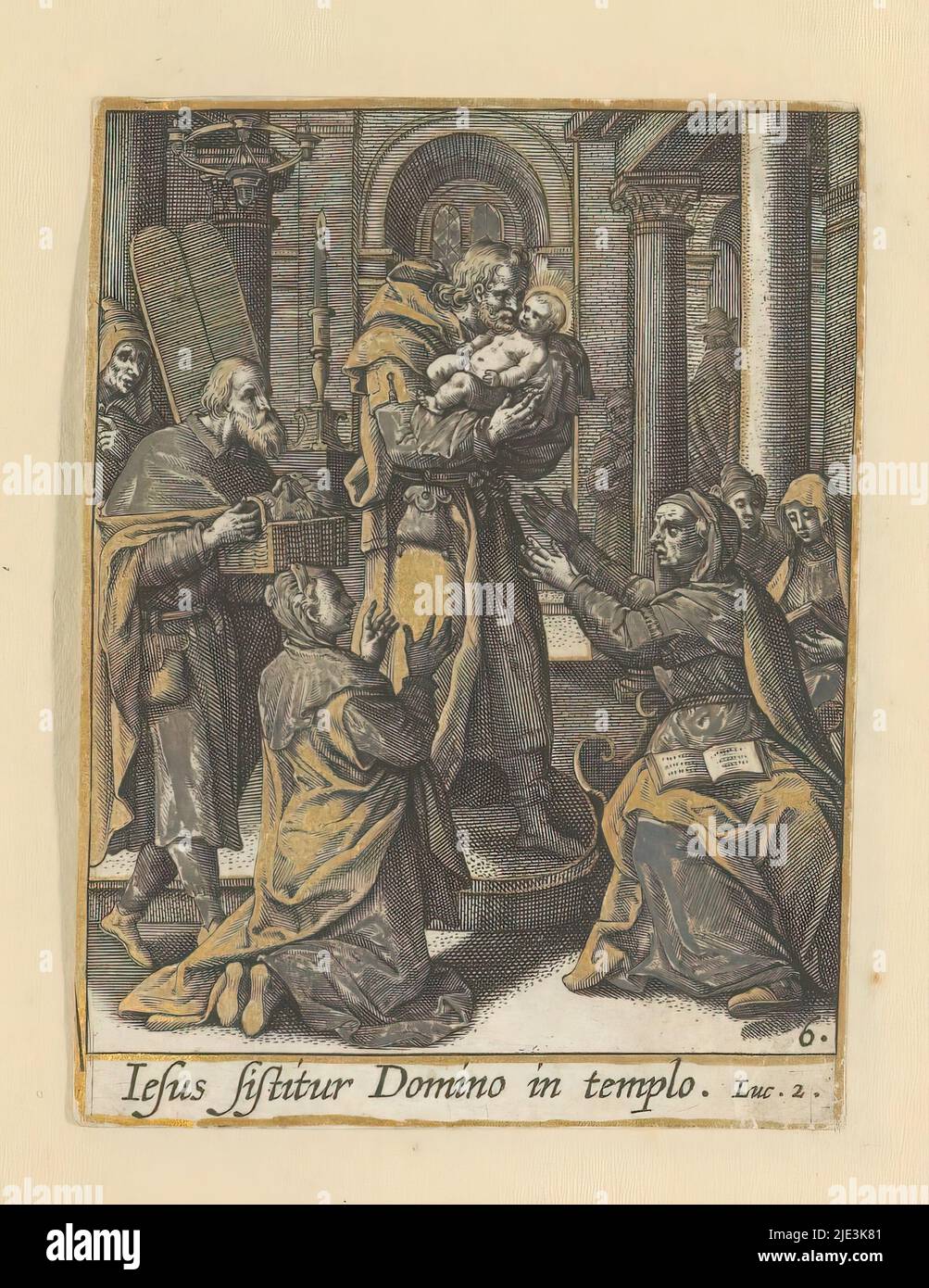 Presentation in the temple, Vita Iesu Salvatoris varijs iconibus ab Adriano Collaert expressa ...