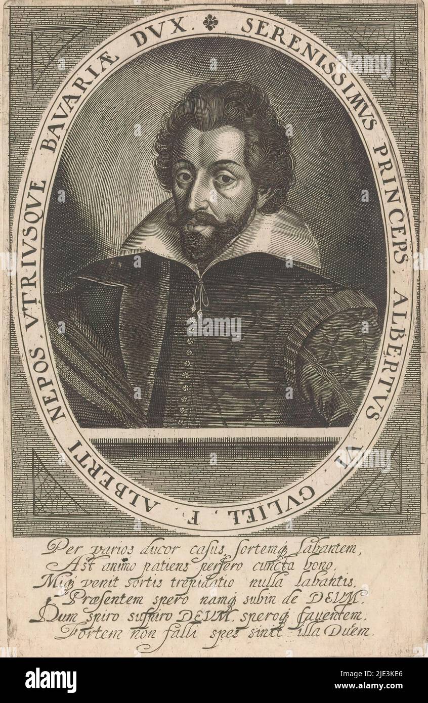 Portrait of Albrecht VI, Duke of Bavaria, print maker: anonymous, 1700 ...