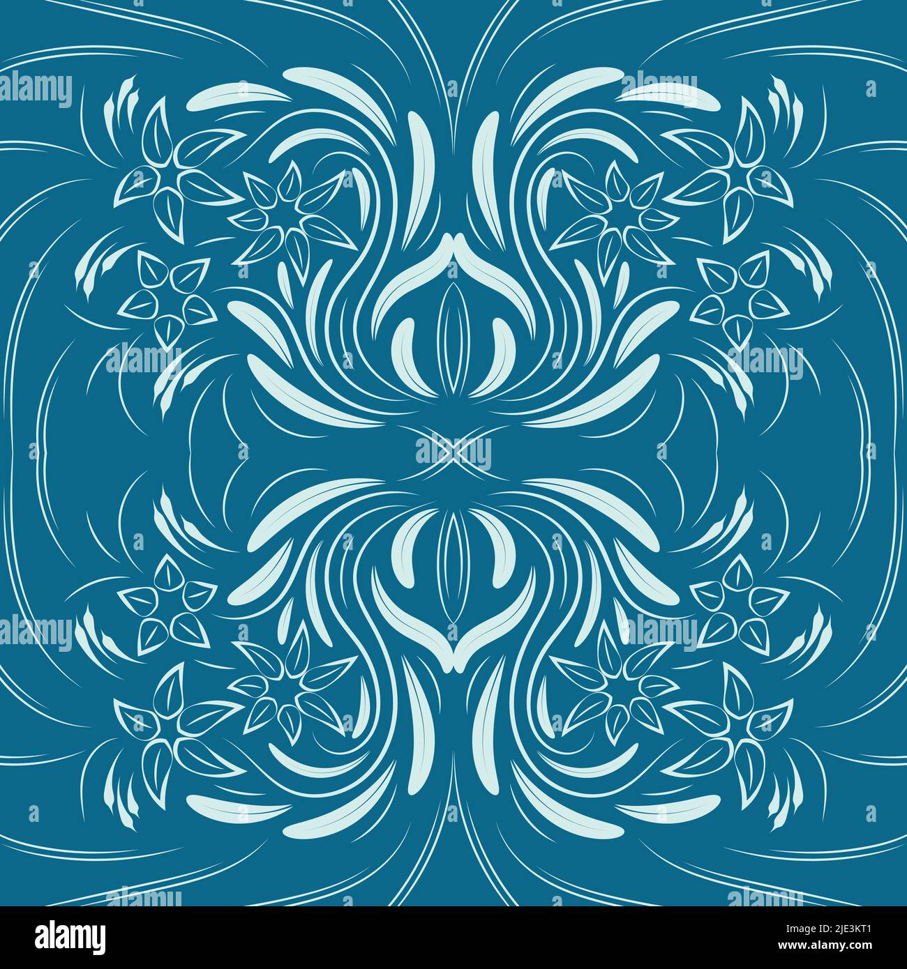Folk flowers print Floral pattern Ethnic art Stock Vector Image & Art ...