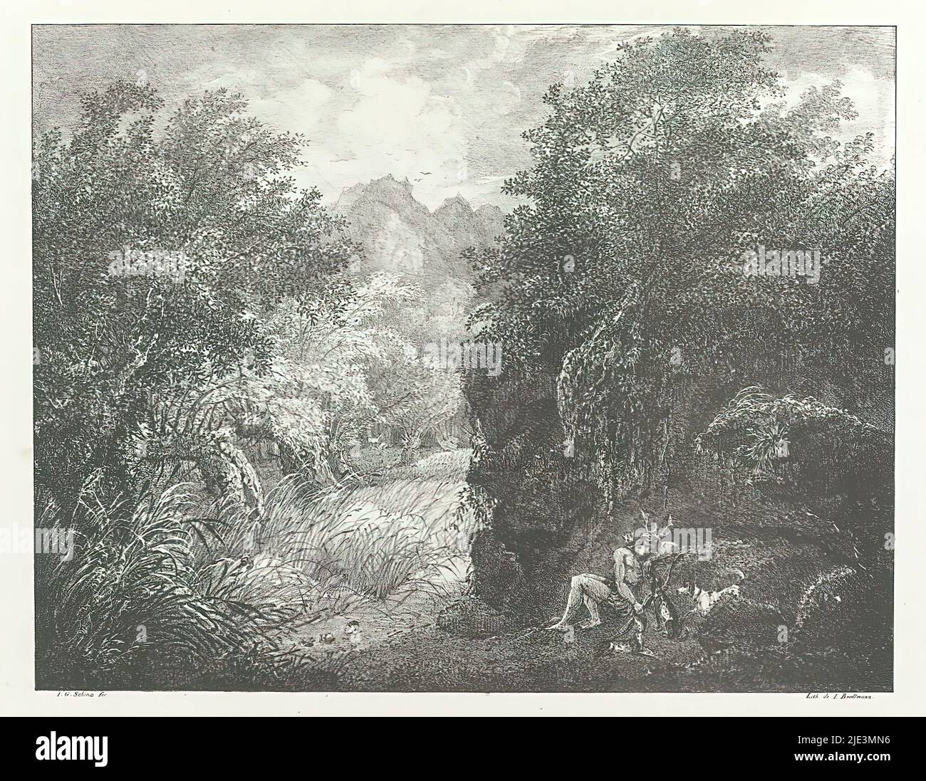 Lithographische original zeichnungen von j hi-res stock photography and ...