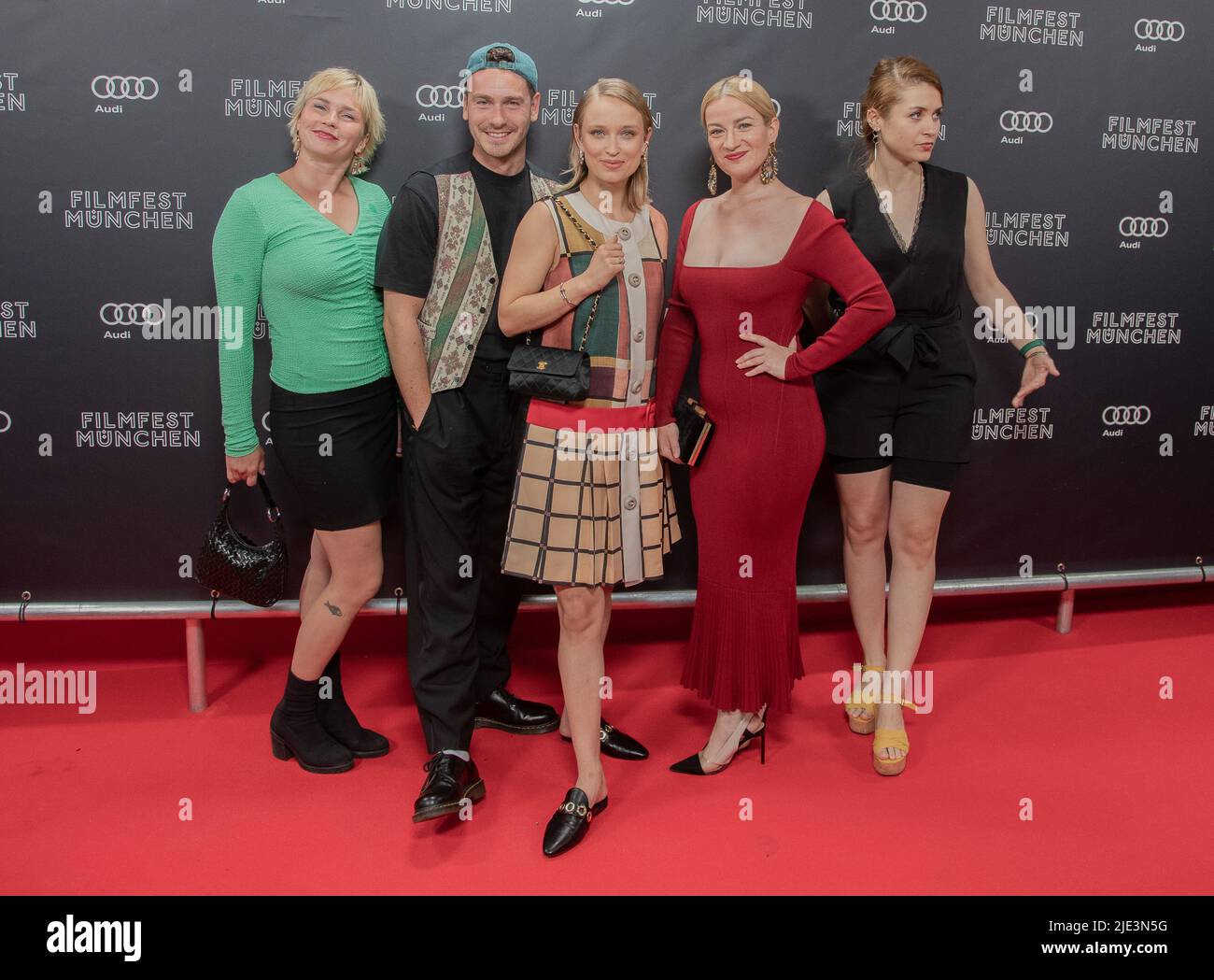 June 24, 2022, Munich, Bavaria, Germany: L-R: Sidsel Hindhede, Louis ...