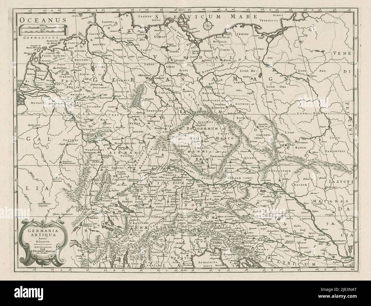 Roman germania map hi-res stock photography and images - Alamy