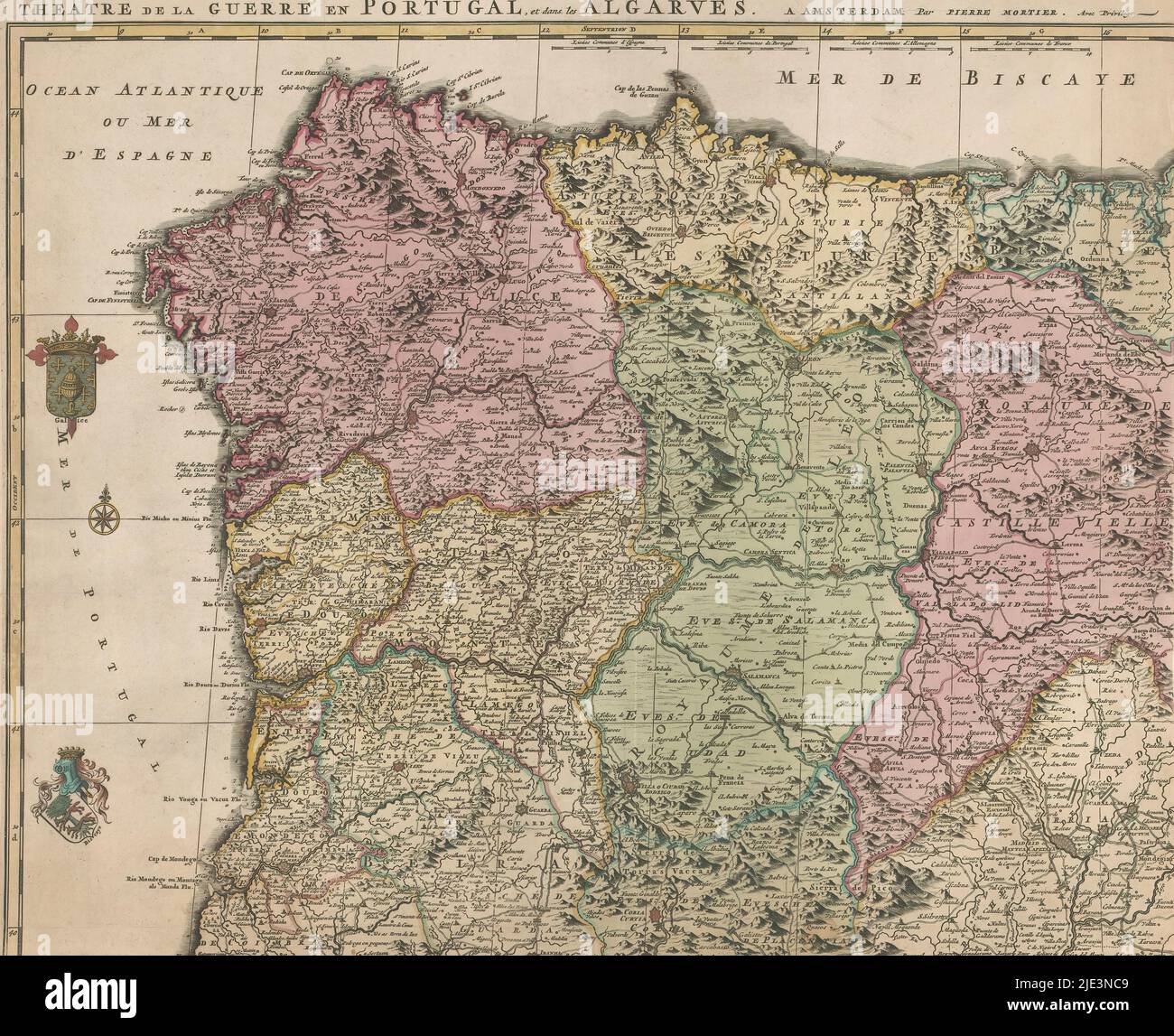 Northern spain map hi-res stock photography and images - Alamy