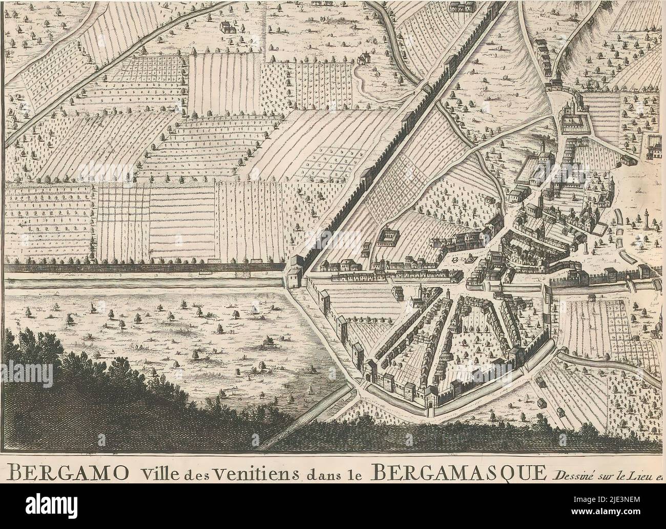 Bergamo map hi-res stock photography and images - Alamy