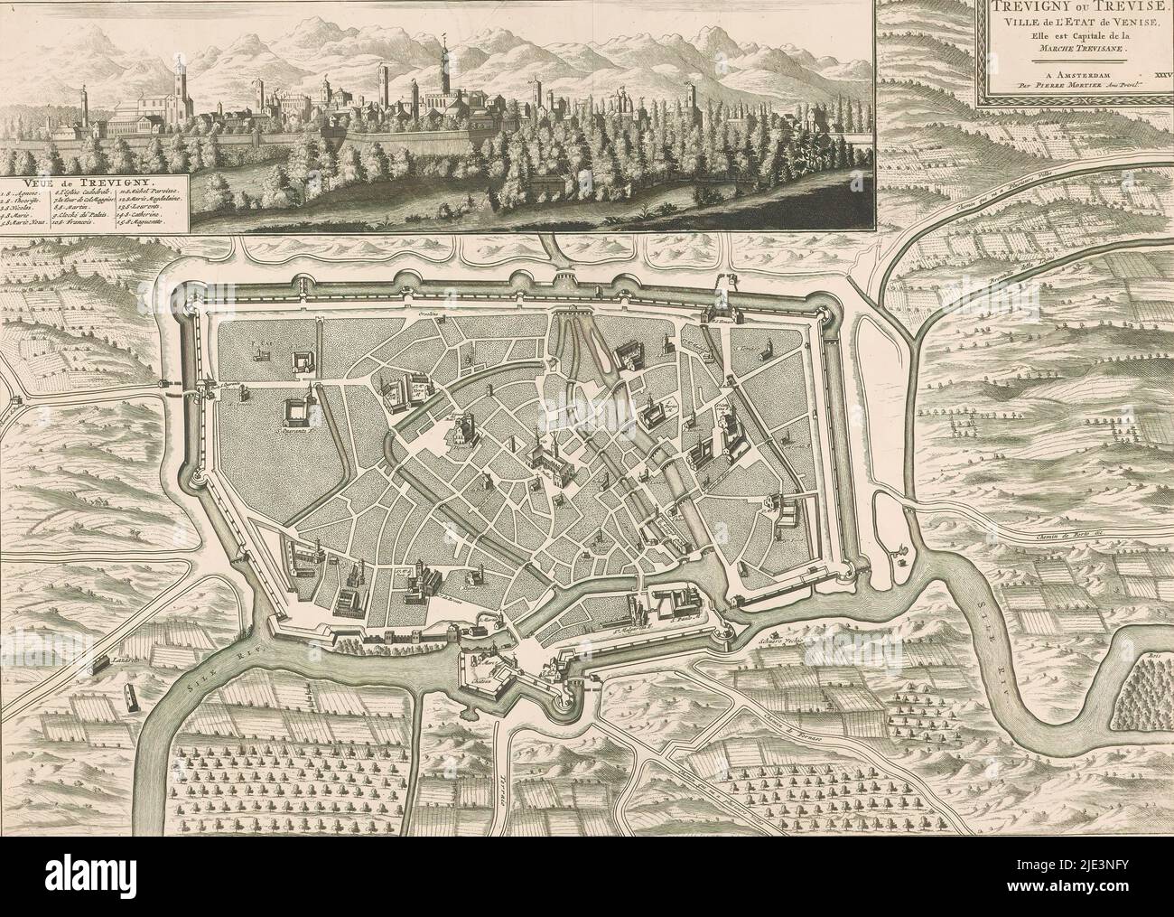 Treviso map hi-res stock photography and images - Alamy