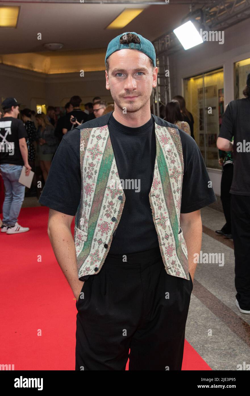 June 24, 2022, Munich, Bavaria, Germany: Louis Nitsche at the premiere ...