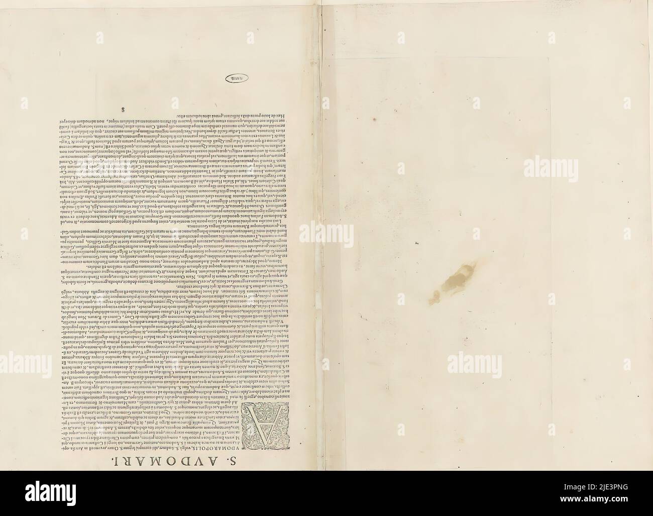 Map of Saint-Omer, S. Omer (title on object), Map of Saint-Omer with ...