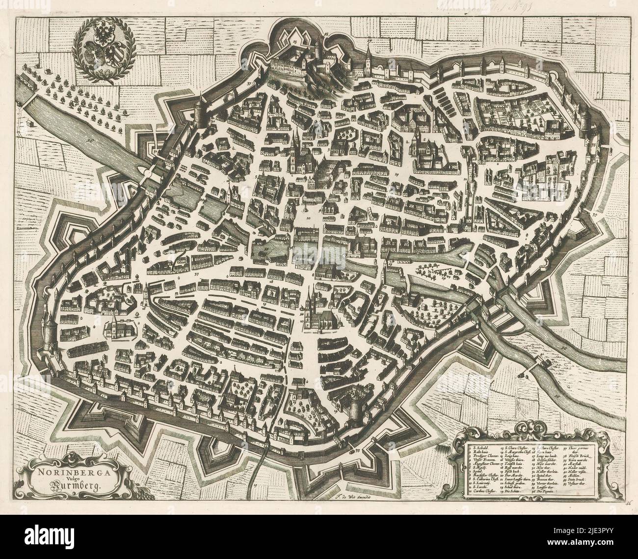 Map of nuremberg hi-res stock photography and images - Alamy