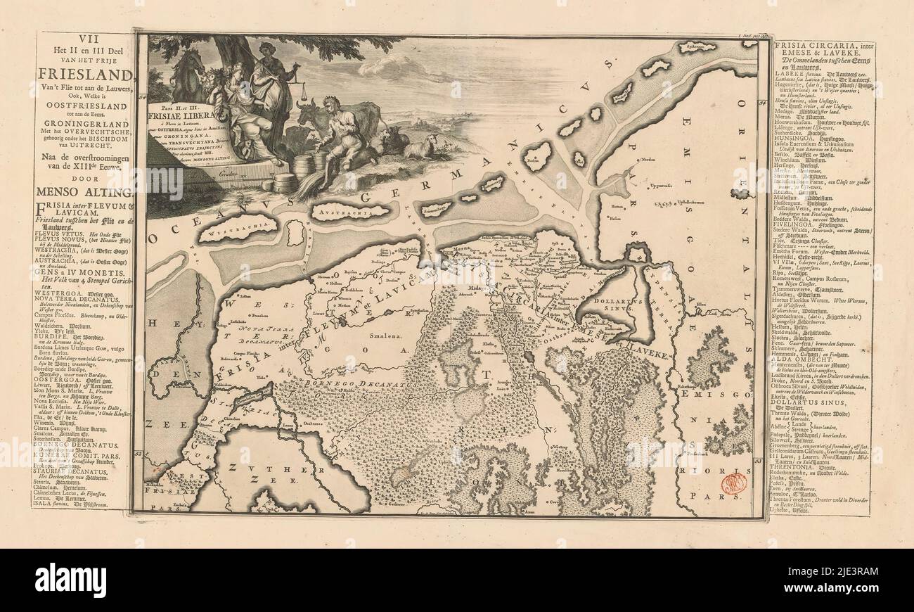 Historical map of the Netherlands with the areas of the Batavians and ...