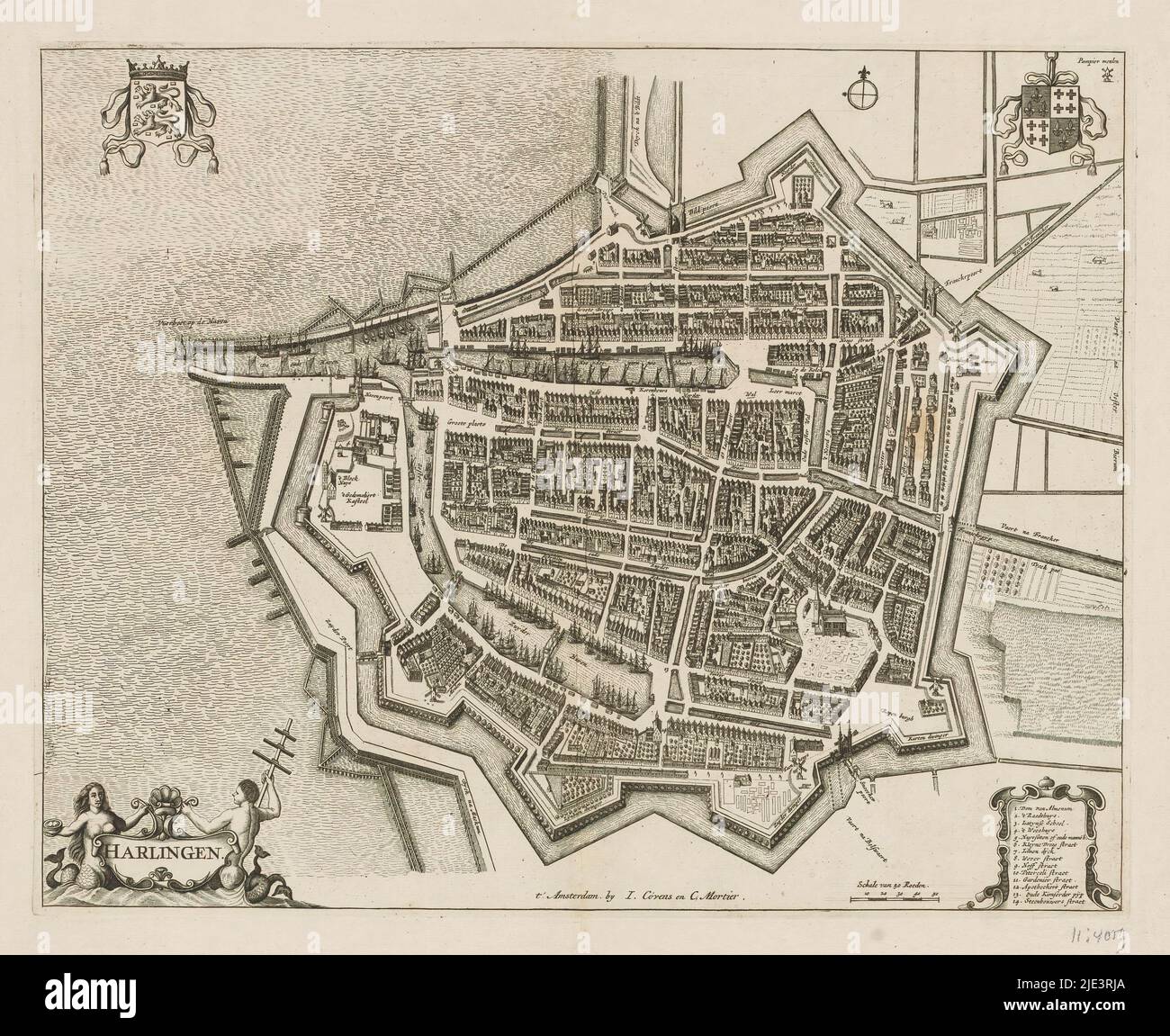 Map of harlingen hi-res stock photography and images - Alamy