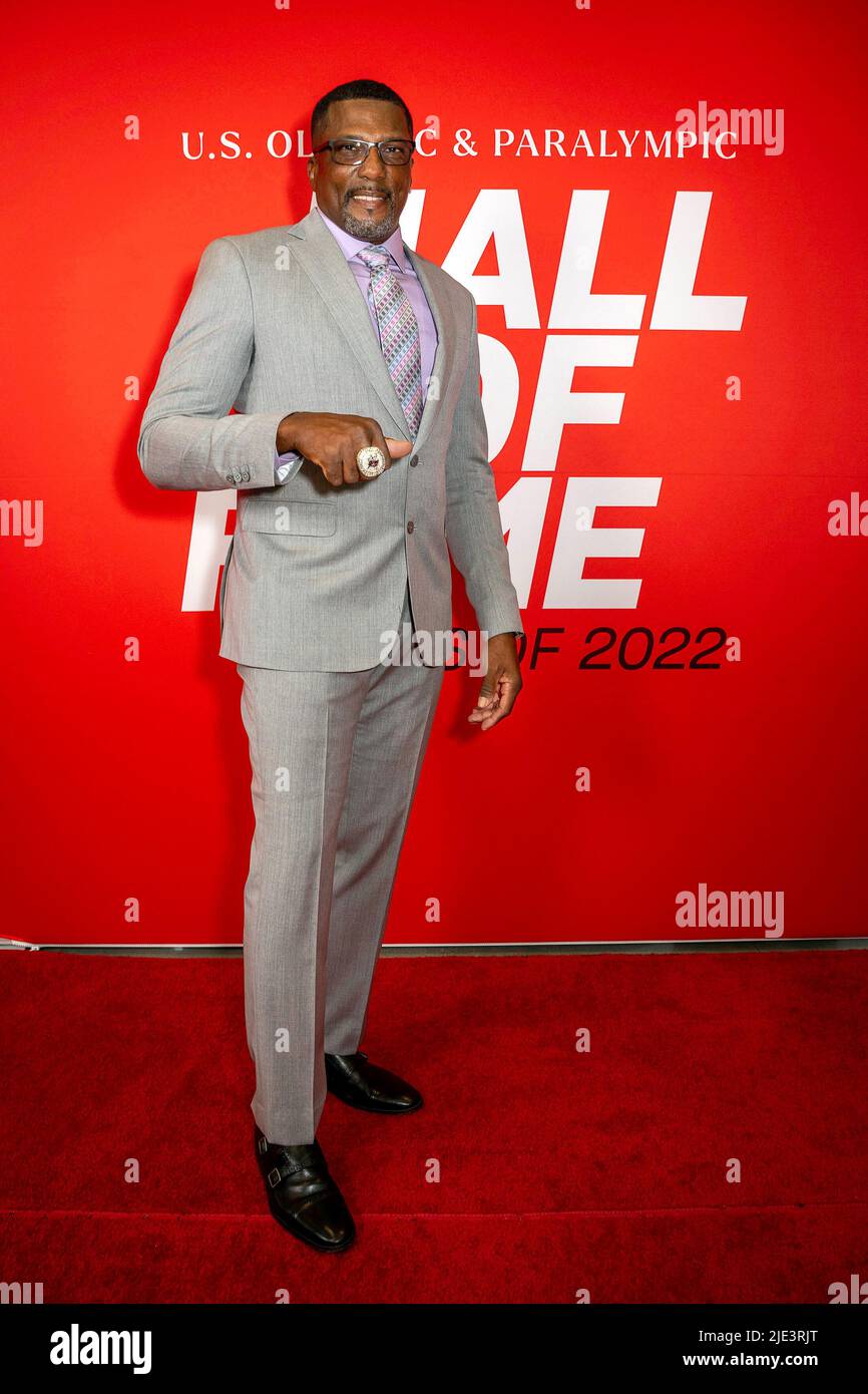 June 24, 2022: Roger Kingdom on the Red Carpet at the U.S. Olympic and ...