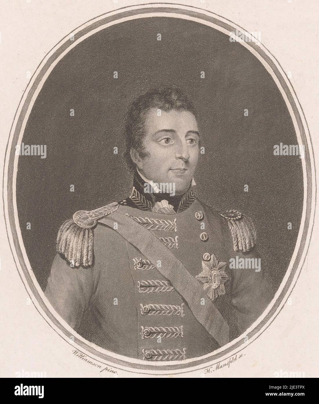 Portrait of Arthur Wellesley, Duke of Wellington, print maker: Heinrich ...