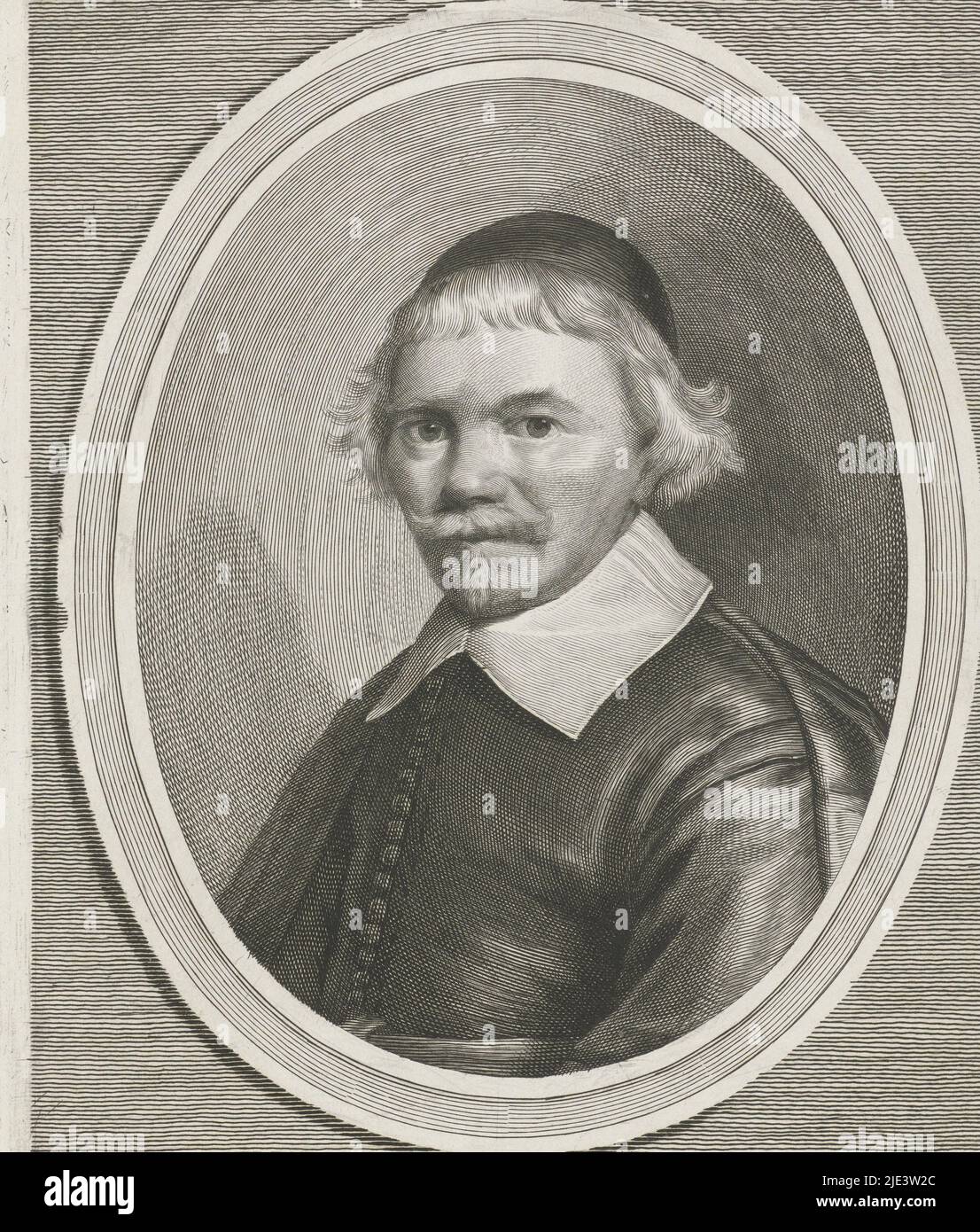 Portrait of Robert Junius, preacher in the East Indies, Formosa, Delft ...