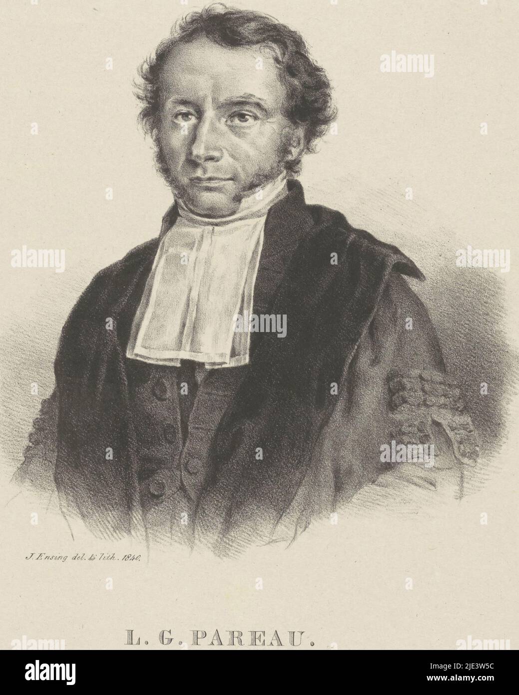 The person being portrayed wears a toga and bonnet Beneath the portrait ...