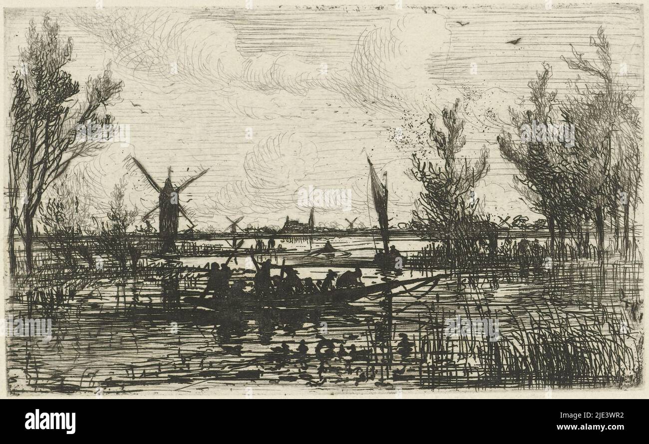 Figures in a sloop hi-res stock photography and images - Alamy