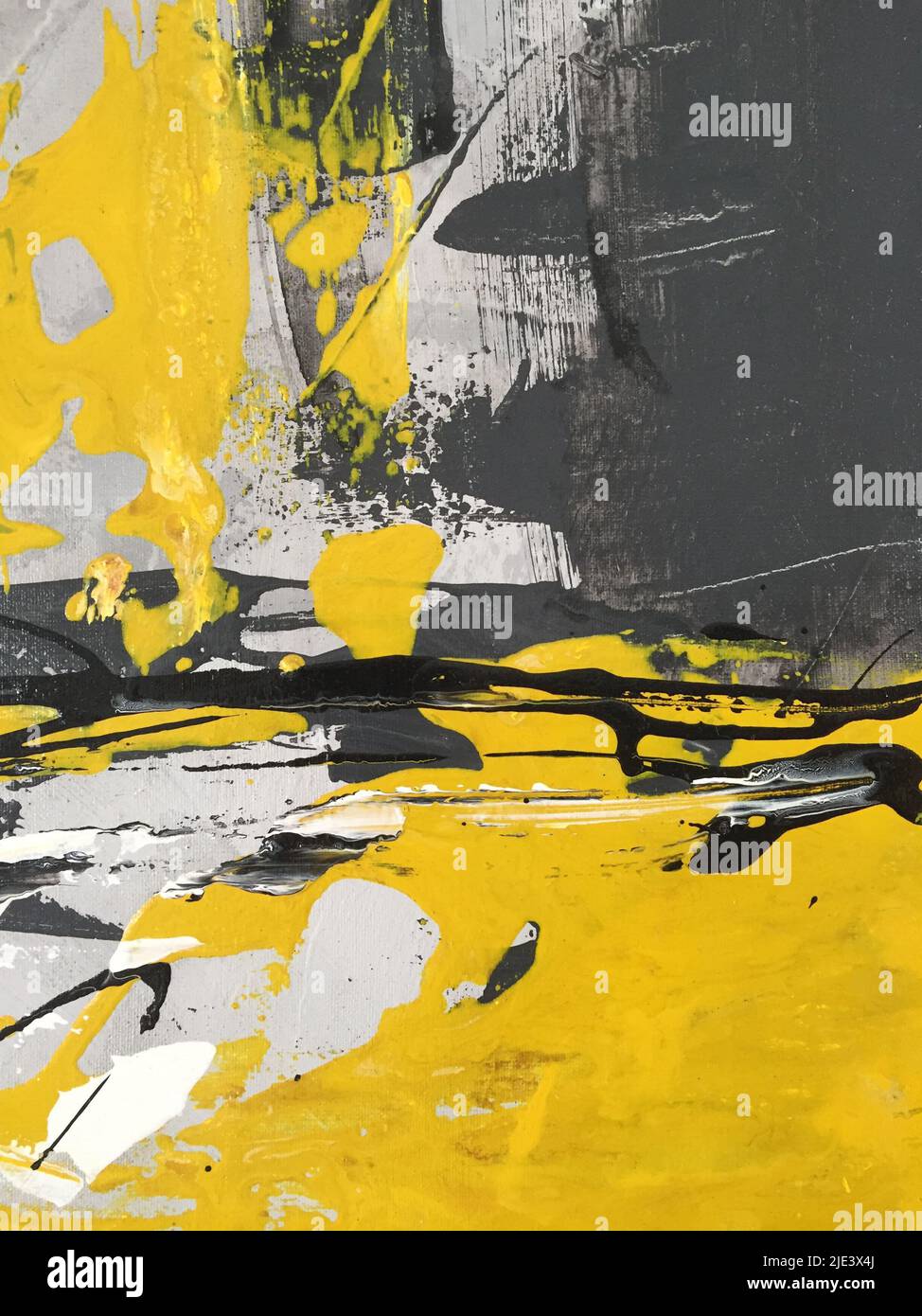 Yellow and grey abstract background Stock Photo - Alamy