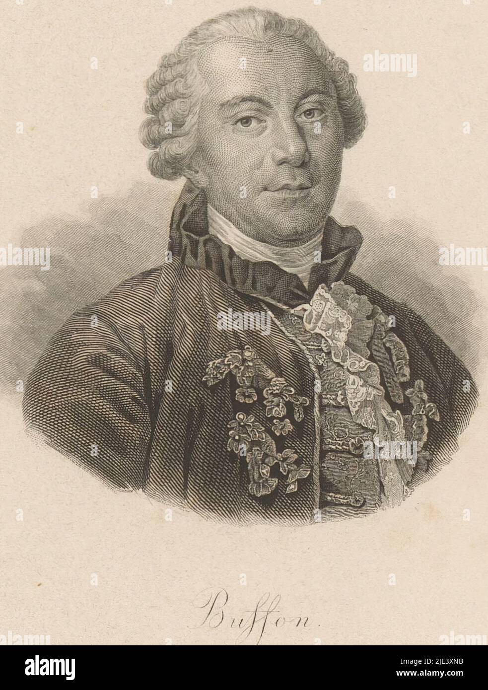 Portrait of georges louis leclerc count de buffon hi-res stock ...