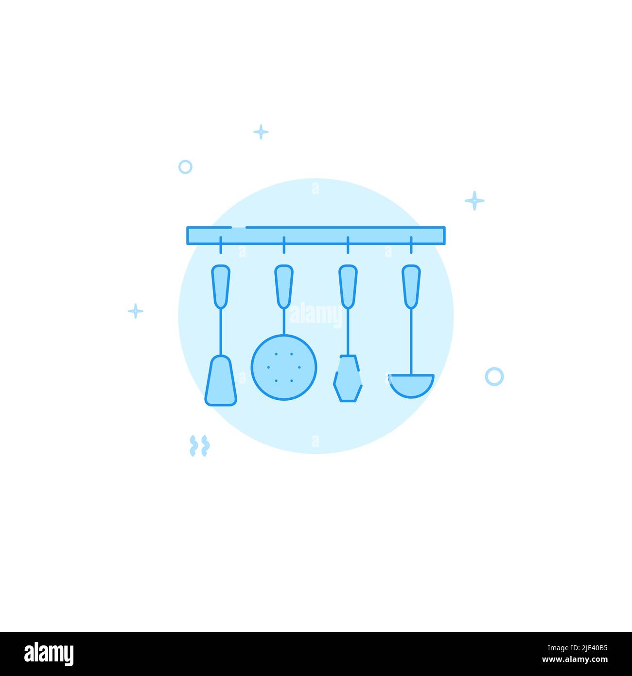 Kitchen appliances vector icon. Flat illustration. Filled line style ...