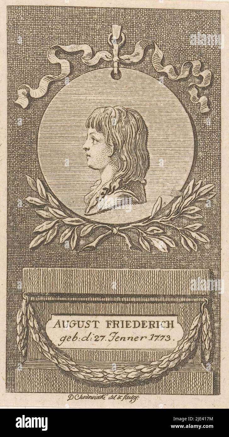 Portrait of Augustus Frederick at age 7, Daniel Nikolaus Chodowiecki ...