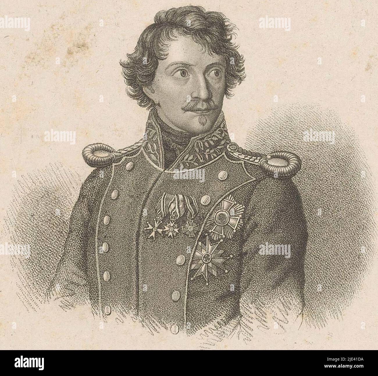 Portrait of Louis I of Bavaria, Johann Michael Eberlein (possibly ...