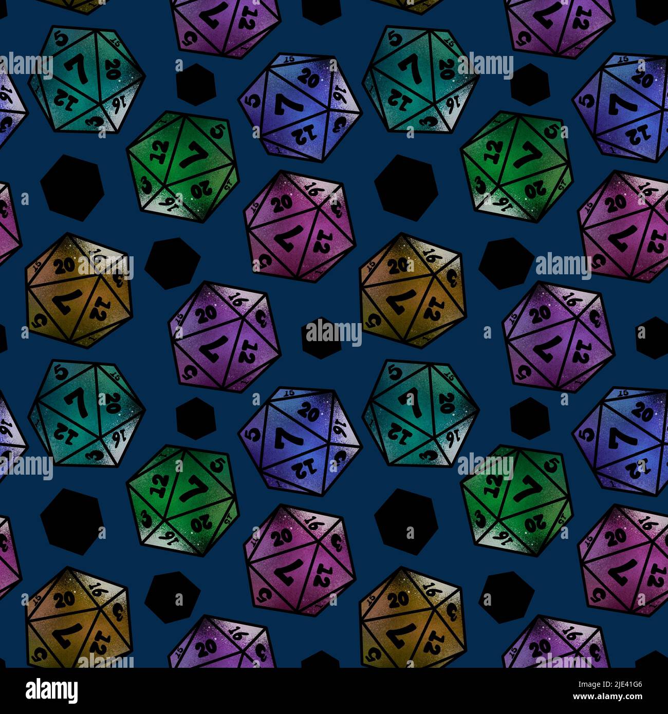 Kids seamless dice pattern for games and cards and fabrics and wrapping ...