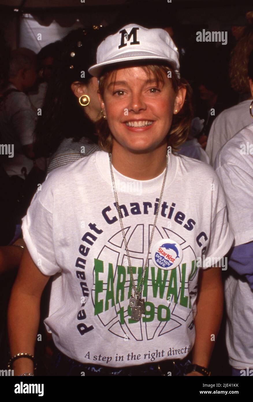 Amanda Bearse at Earthwalk 1990 on April 22, 1990 at 20th Century Fox ...