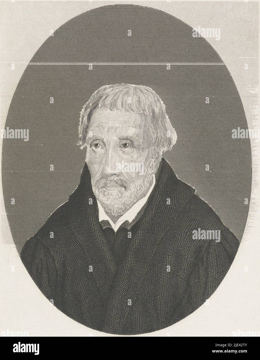 Mans bust in oval, Henricus Wilhelmus Couwenberg, 1829 - 1845, print ...