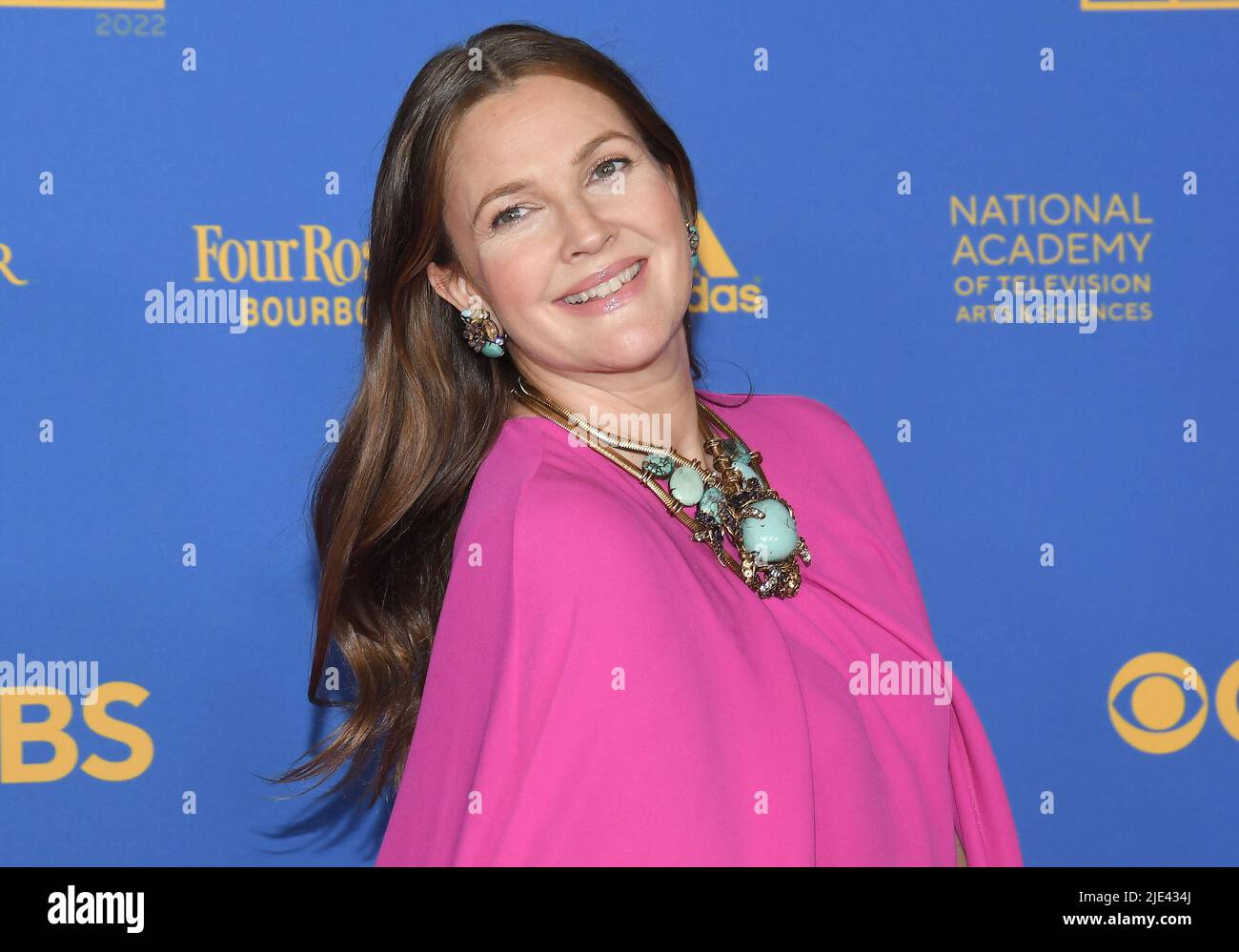 Drew Barrymore at the 49th Annual Daytime Emmy Awards - Winner's Walk ...