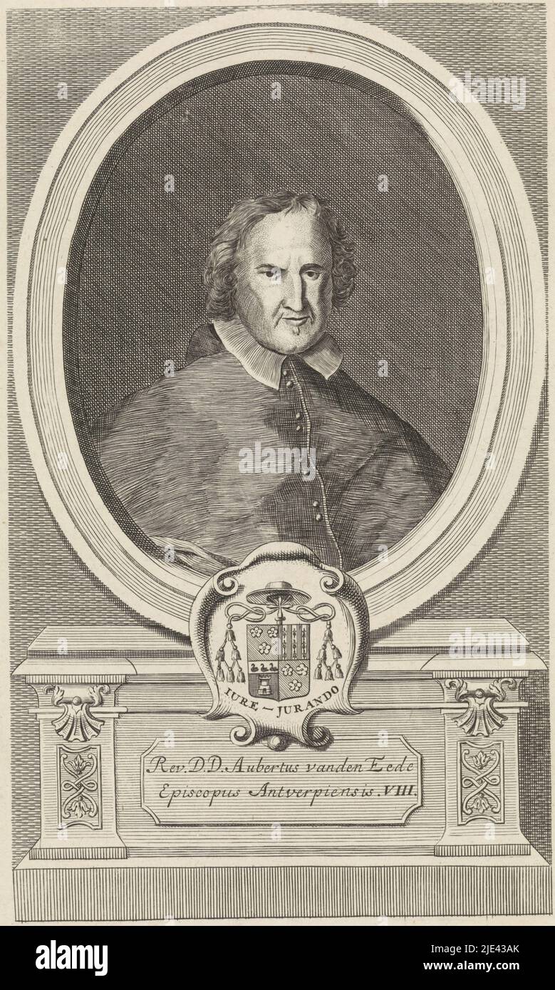 Portrait of Aubertus van den Eede, Jan Baptist Jongelinx, 1710 - 1725 ...