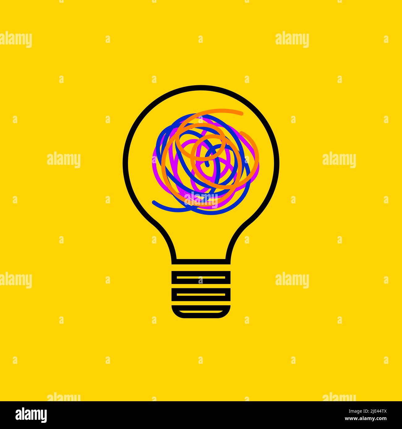 Idea, inspiration and creativity logo, light bulb icon. Business logo ...