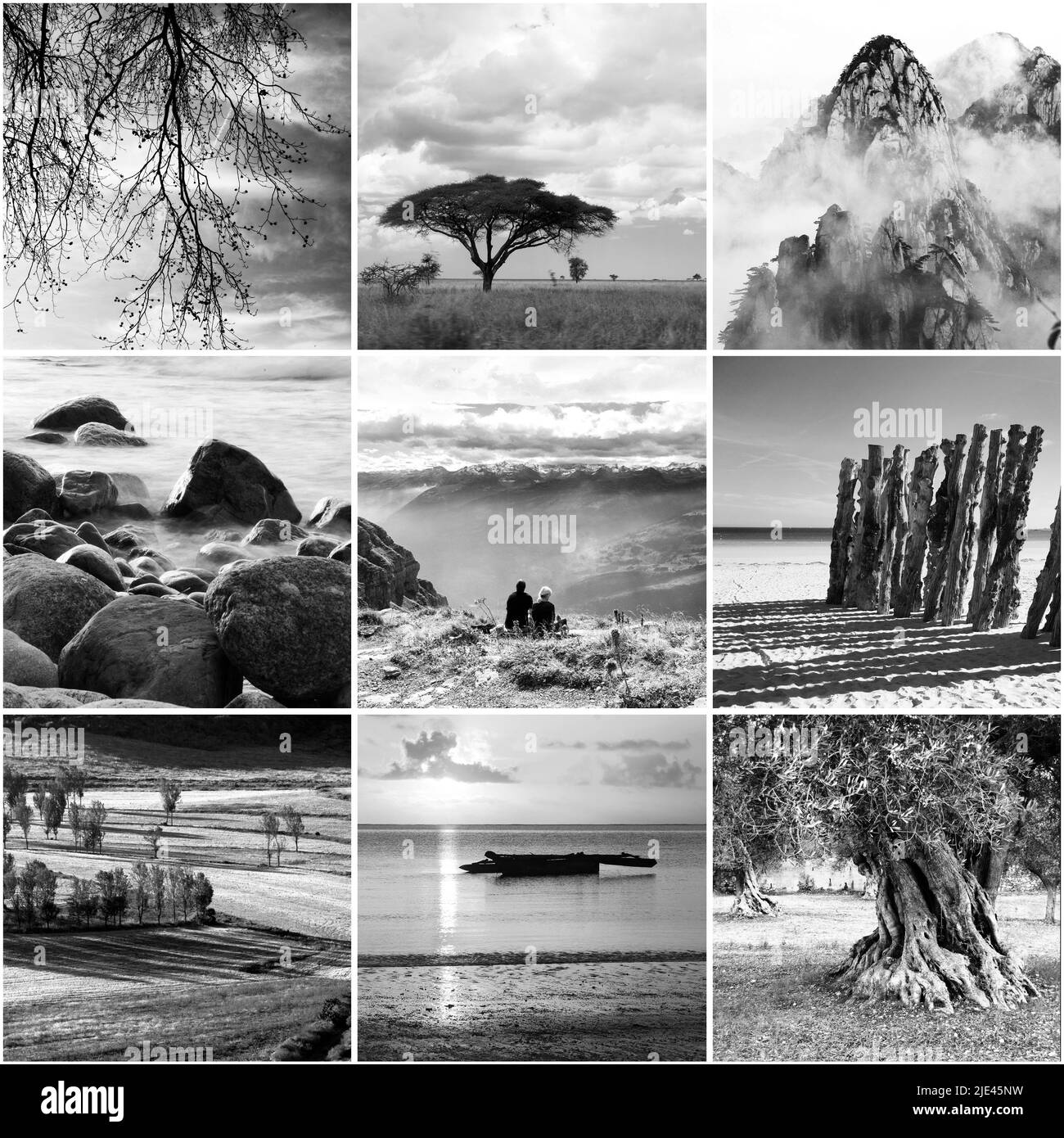 Dramatic collage Black and White Stock Photos & Images - Alamy