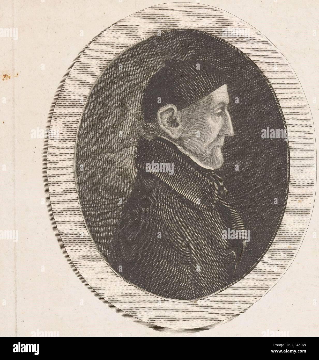 Portrait of Lorenz Friedrich, Christoph Wilhelm Bock, 1816, print maker ...