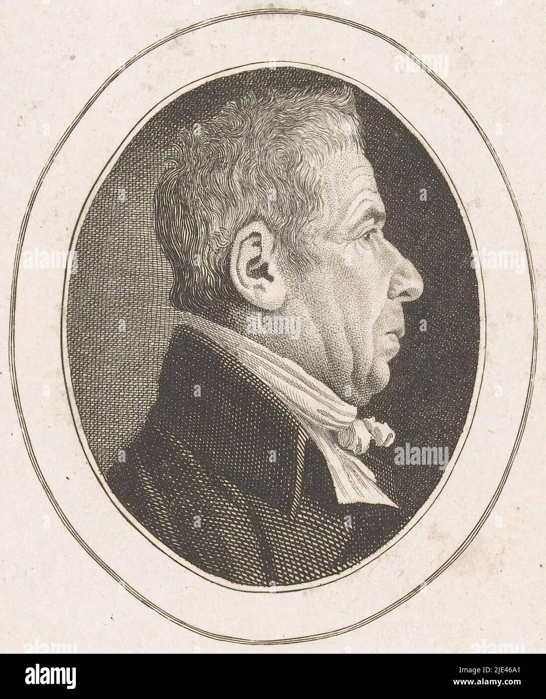 Portrait of Johann Eberhard Zeh, Christoph Wilhelm Bock, 1804, print ...
