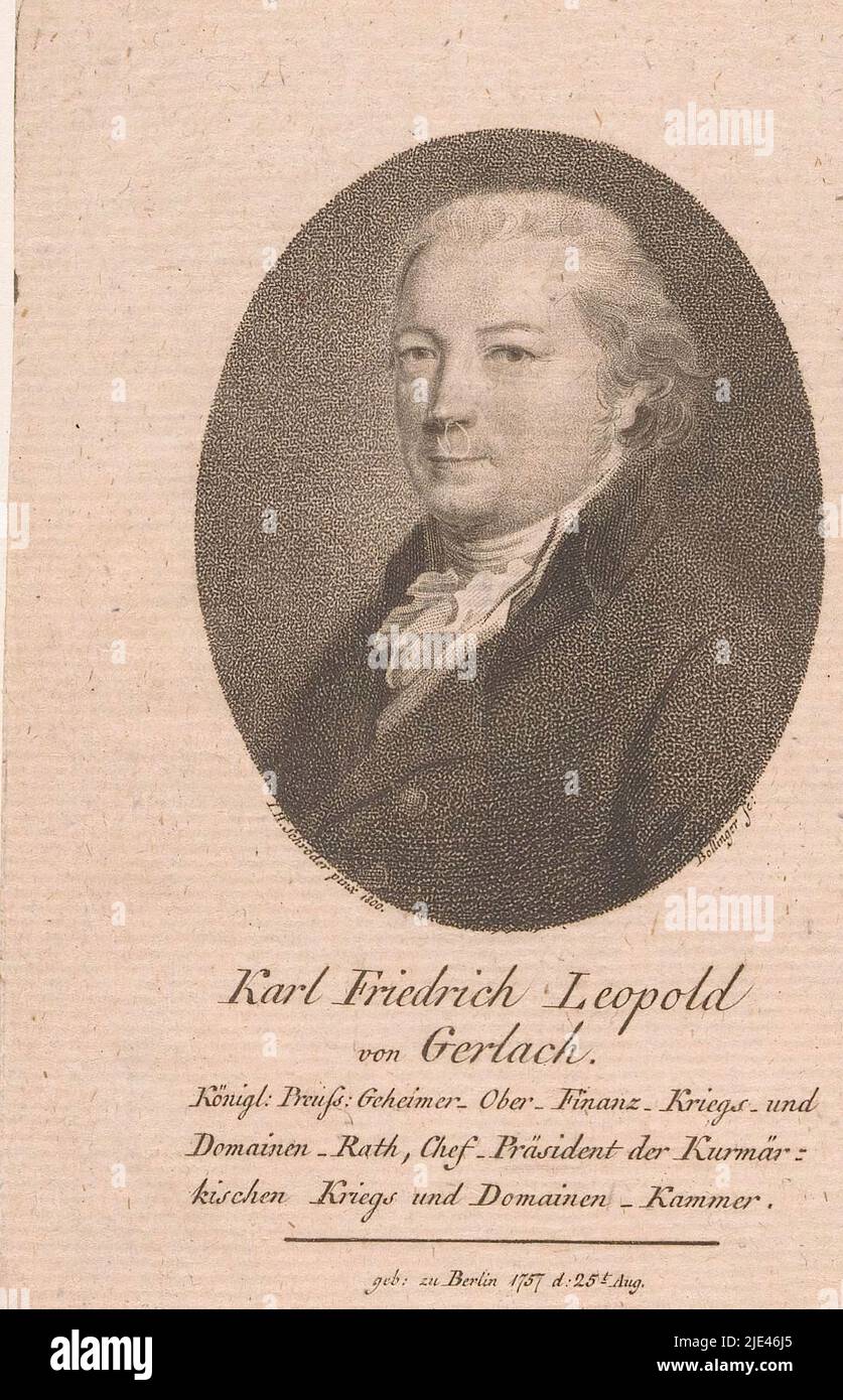 Carl friedrich leopold von gerlach hi-res stock photography and images ...